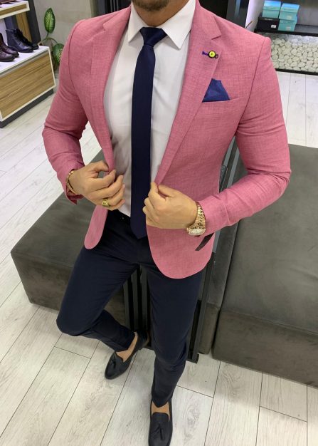 Sacouri barbati online Slim Fit casual, elegante carouri Reginald