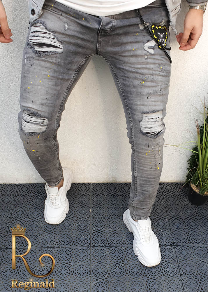 Blugi de bărbați, slim-fit, elastici DENIM HOUSE - BG615