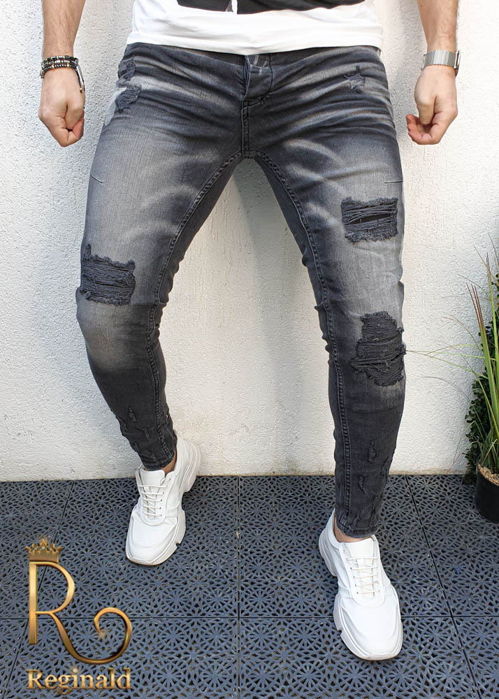 Blugi de bărbați, slim-fit, elastici DENIM HOUSE - BG617