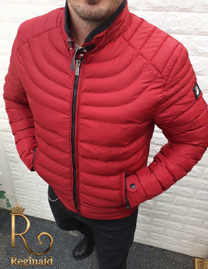 Geaca de bărbați, Slim Fit, din fâș umpluta cu vatelina - GC398