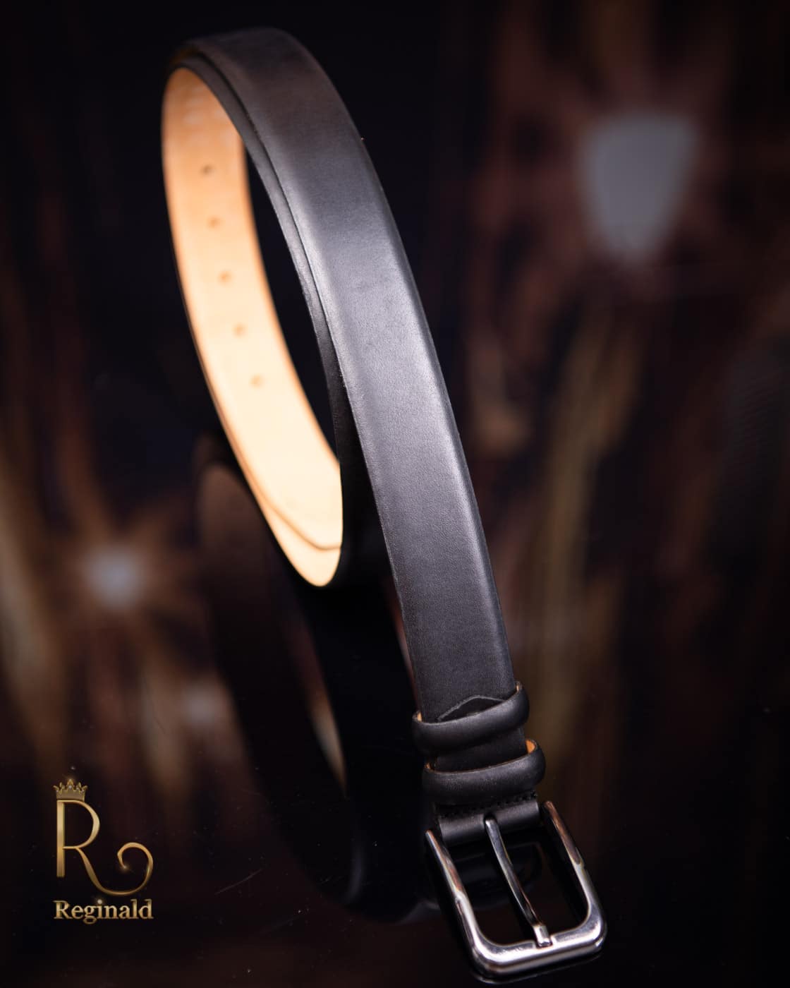 Curea neagra cu catarama metalica - CP282