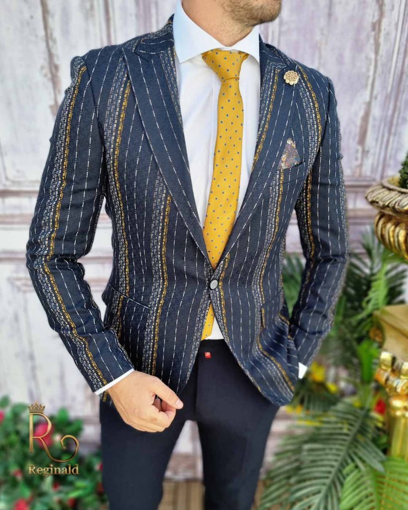 Sacouri barbati online Slim Fit casual, elegante carouri Reginald