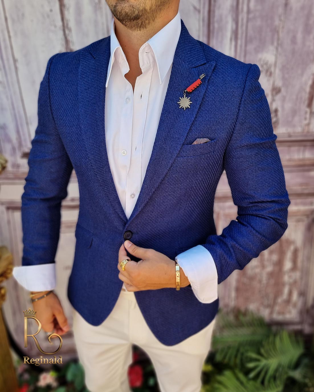 Sacouri barbati online Slim Fit casual, elegante carouri Reginald