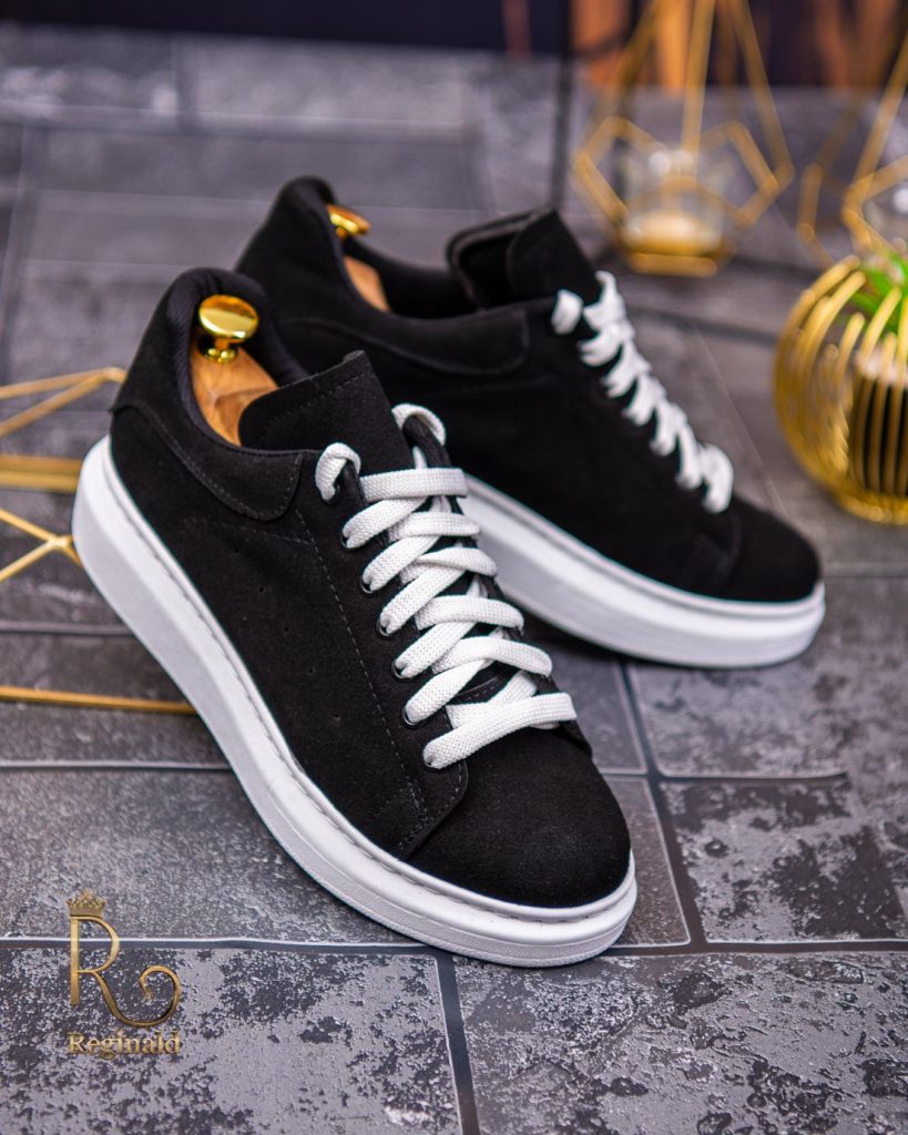 Teniși de barbati cu talpa inalta alba – AD524