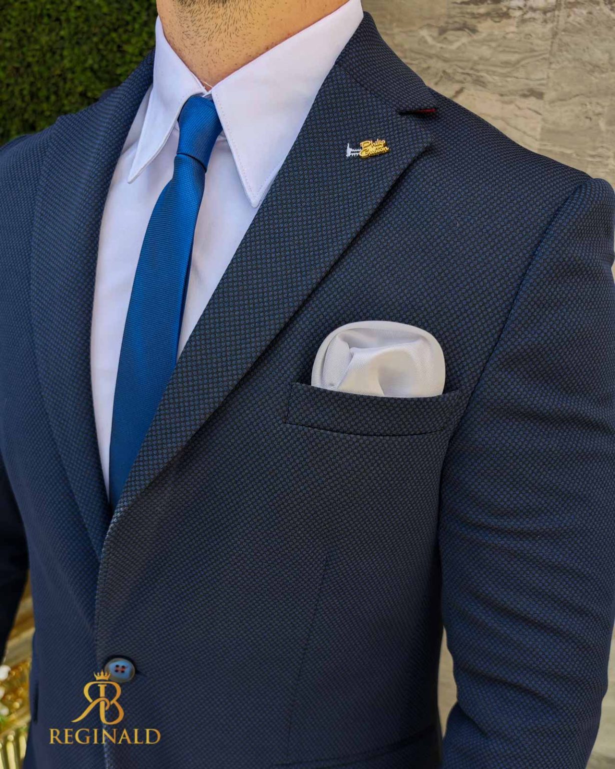 Tinuta 6 piese: Sacou-Pantalon-Camasa-Cravata-Curea-Batista- TN082